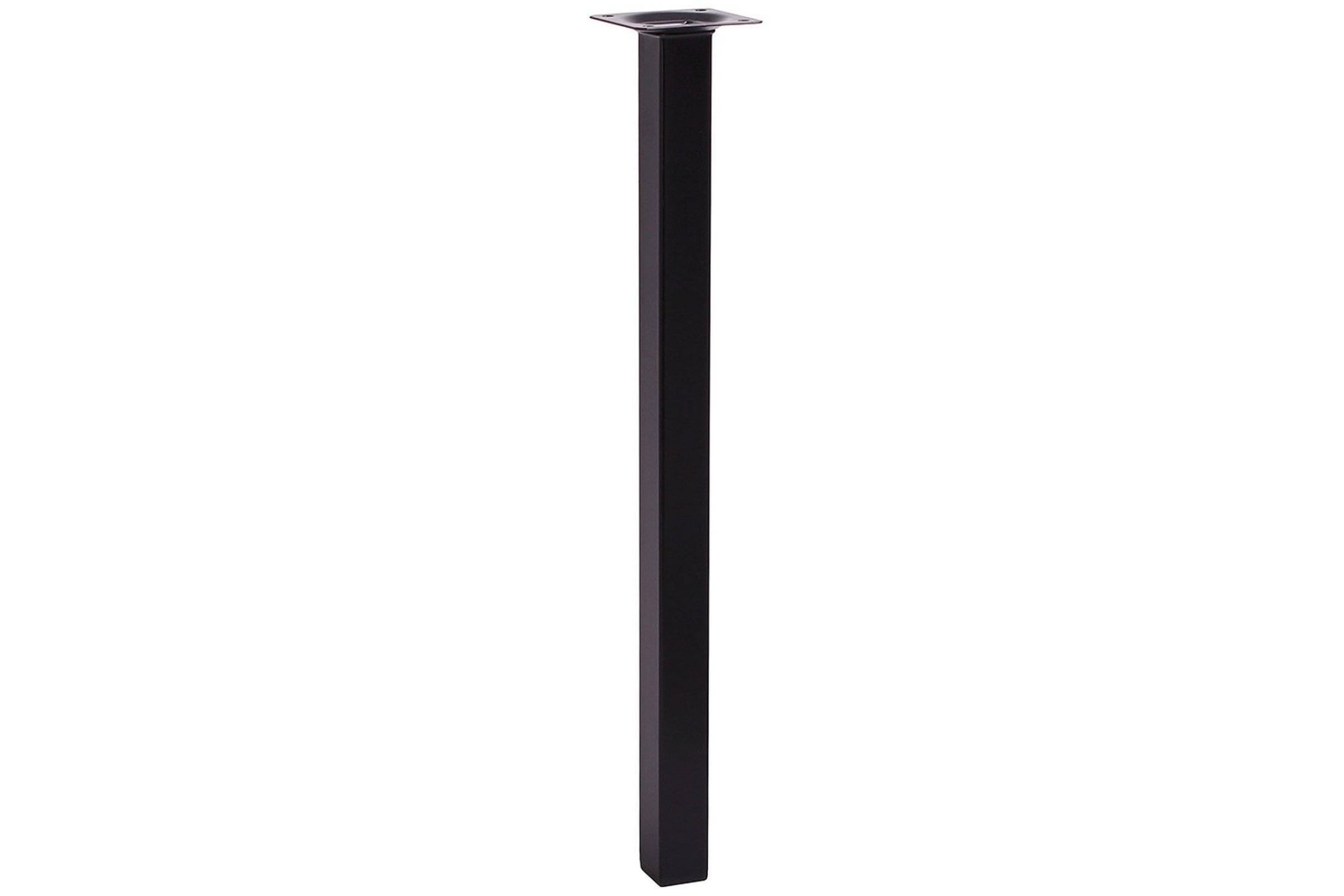 Tech-Krep Ножка 25х25х400 квадратная, нерегул, черная - накл. 151258