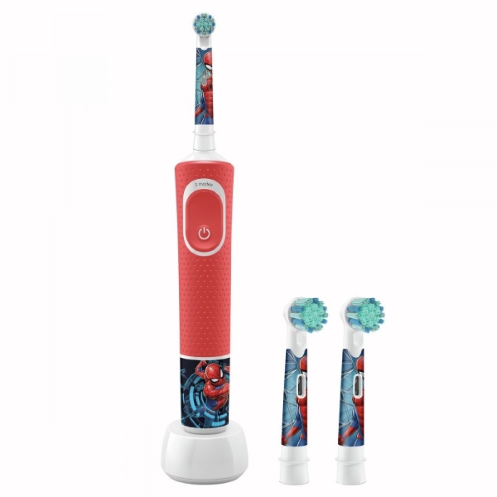 Электрическая зубная щетка ORAL-B Vitality Kids D100.423.2K Spiderman