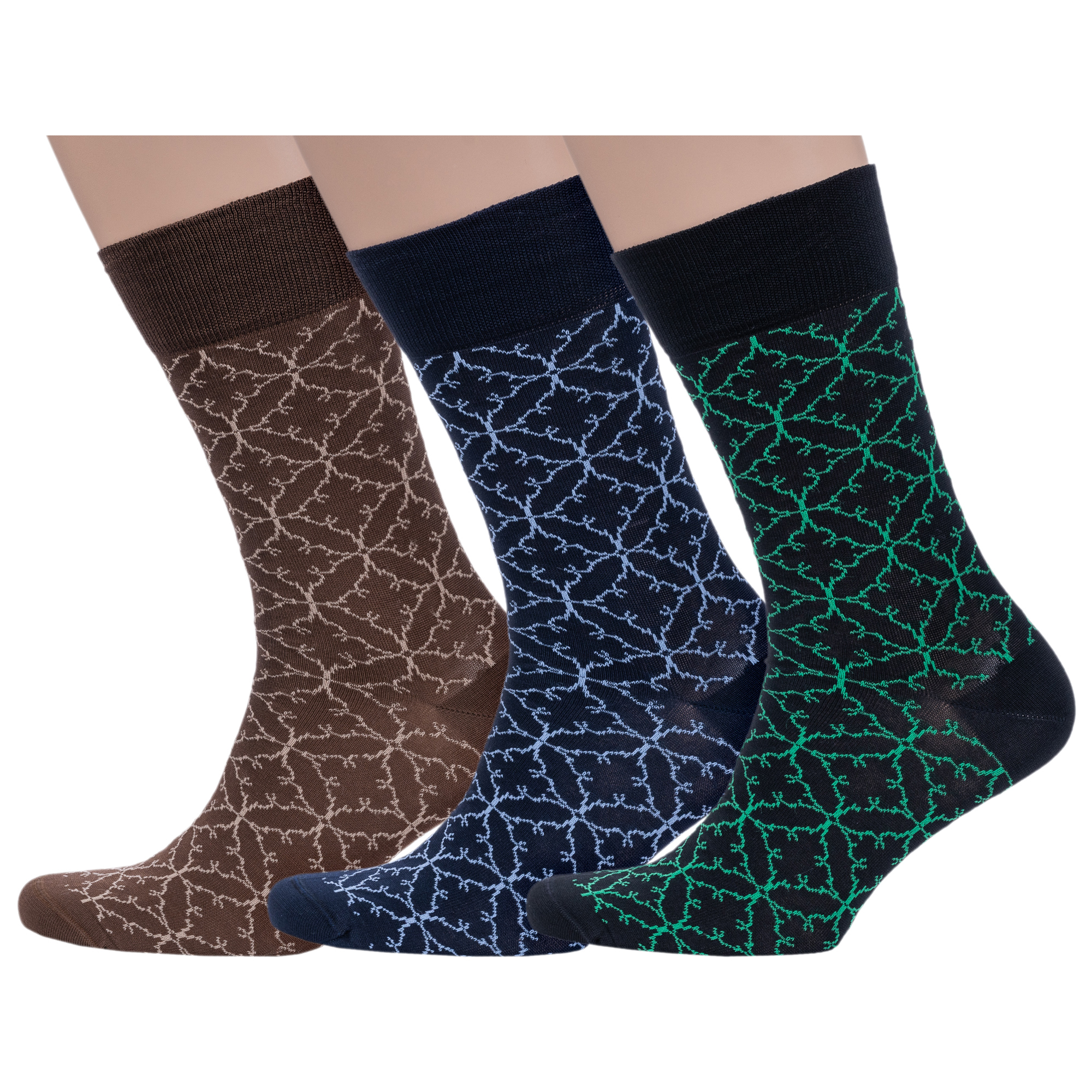 Комплект носков мужских Sergio di Calze 3-20SC3 разноцветных 25