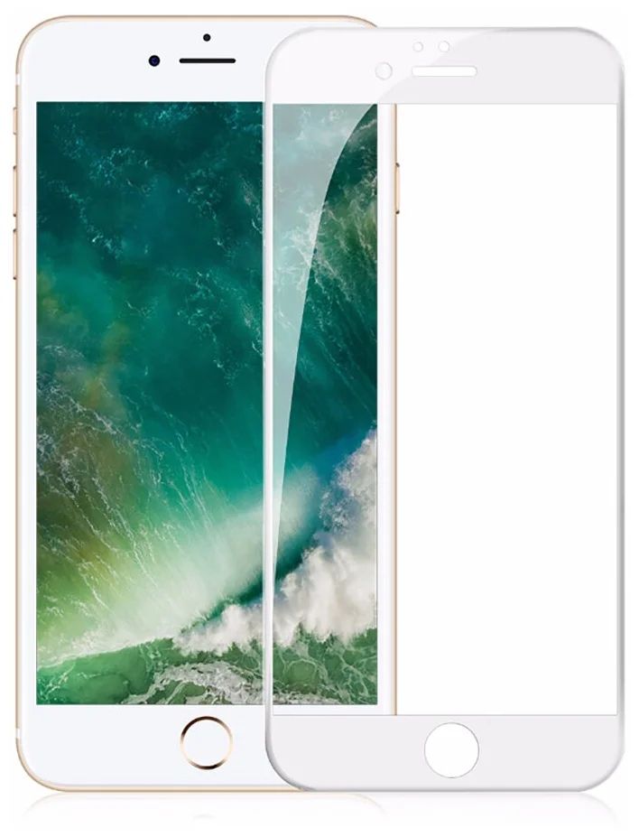 Защитное стекло для iPhone 6+ 5.5" 3D белый