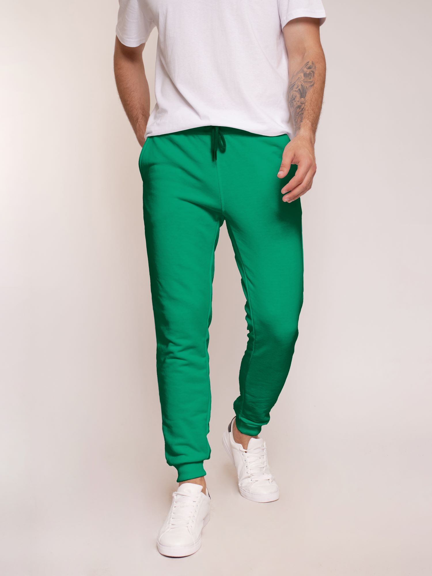Спортивные брюки мужские Uzcotton UZ-M-SH-P зеленые S