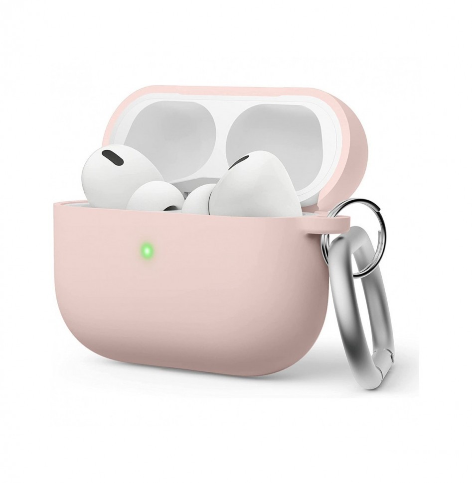 Чехол с карабином Elago Liquid Hang Case для AirPods Pro 2, Розовый (EAPP2RH-HANG-PK)