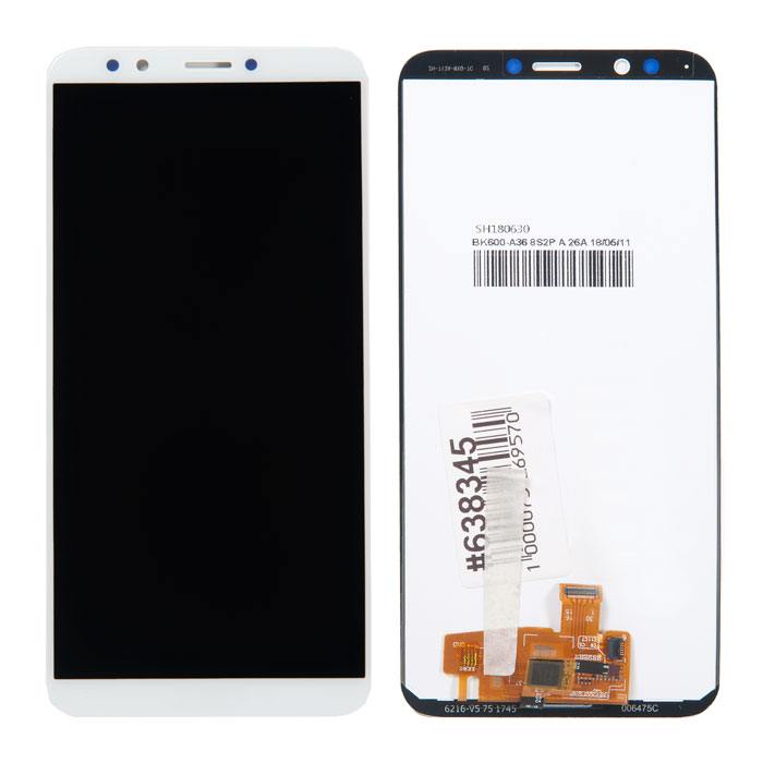 Дисплей в сборе с тачскрином для Huawei Honor 7С Pro, белый