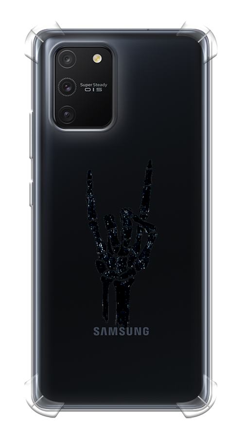 Чехол Awog на Samsung Galaxy A91/S10 Lite "Rock for a skeleton"