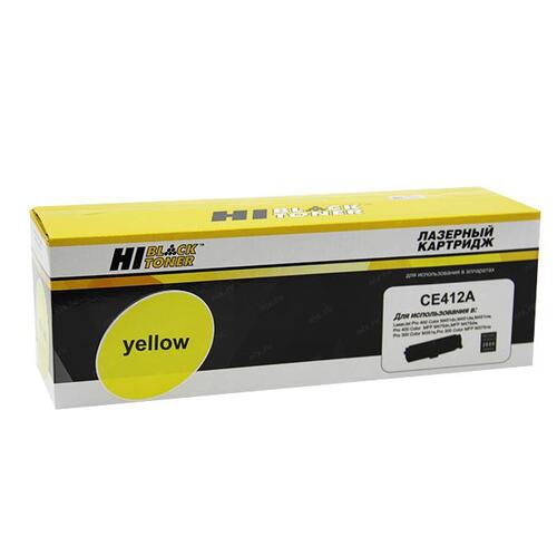 Картридж для лазерного принтера Hi-Black HB-CE412A  желтый, совместимый