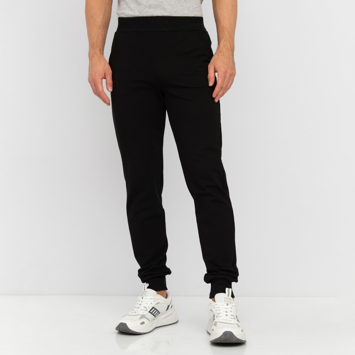 Спортивные брюки мужские Basia 9921895 черные 50 RU