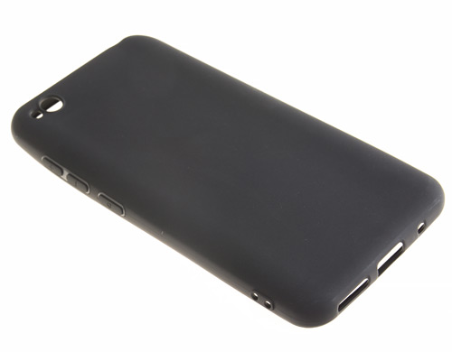 Силиконовый чехол TPU Case матовый Xiaomi Redmi Q черный