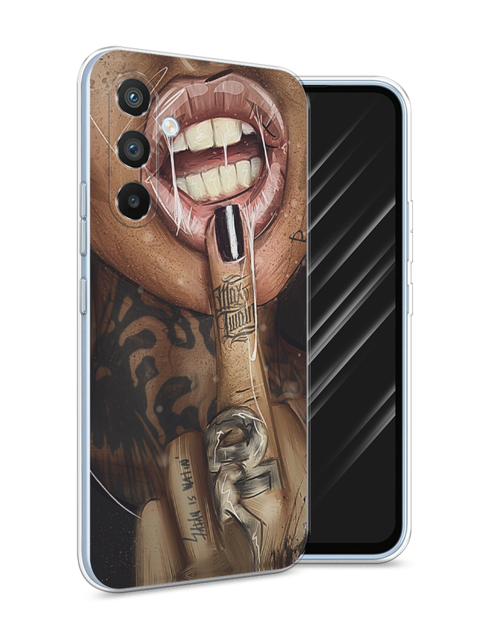 Чехол Awog на Samsung Galaxy A54 "Девушка с татуировками"