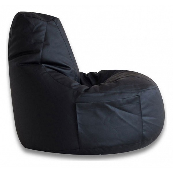 Кресло-мешок DreamBag Comfort Black, размер XL, экокожа, Black