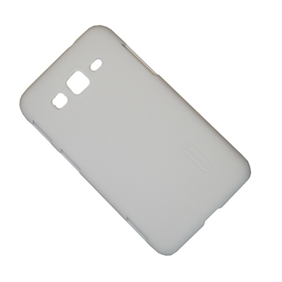 Чехол для Samsung i8580 задняя крышка пластик ребристый Nillkin <белый>