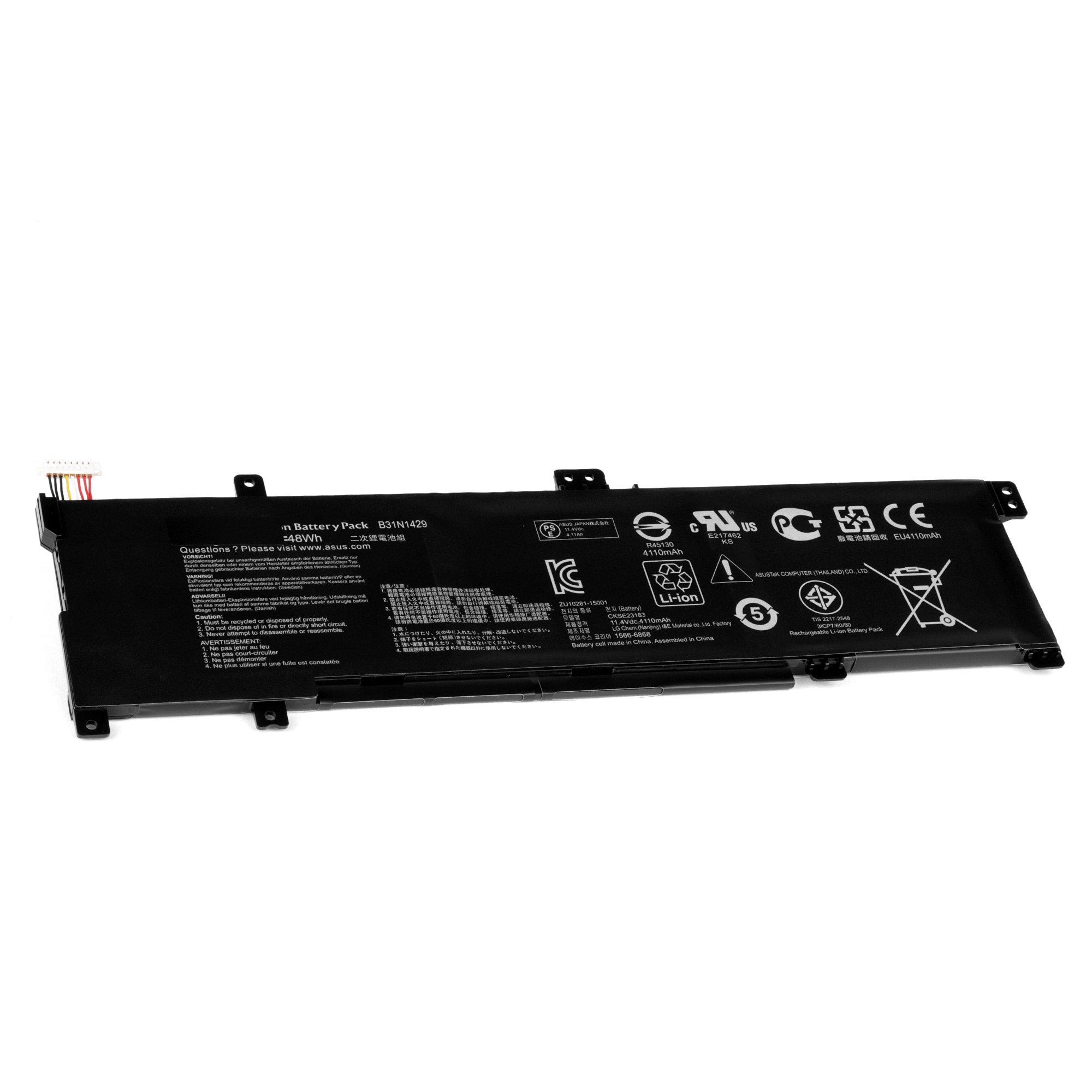 Аккумулятор OEM для ноутбука Asus K501LB B31N1429