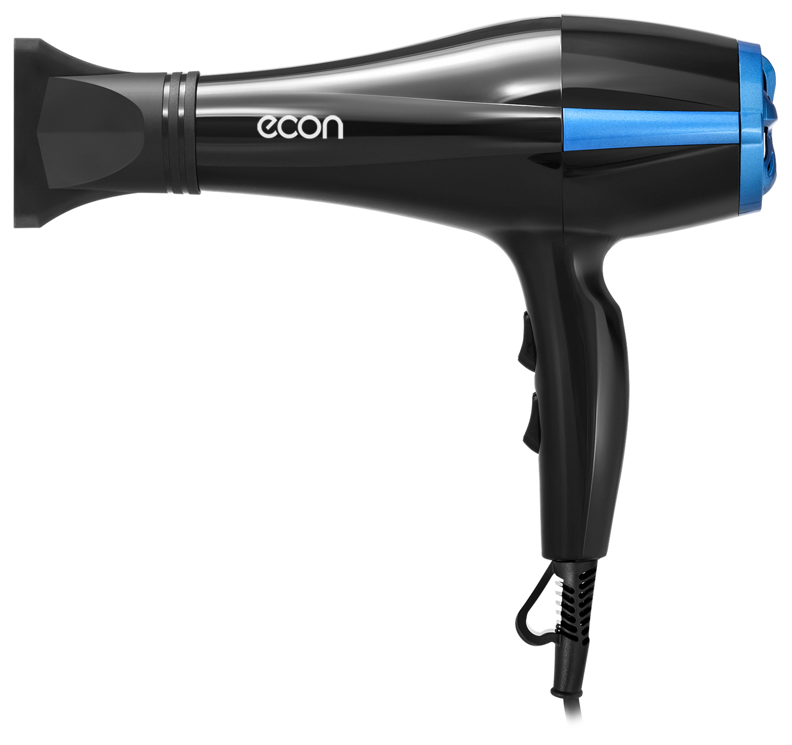 Фен ECON ECO-BH121D 1200 Вт Black, Blue