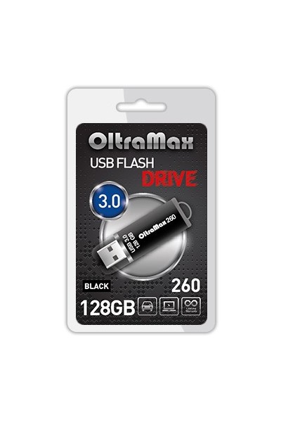 Флешка Oltramax 260 128ГБ Black (OM-128GB-260-Black)