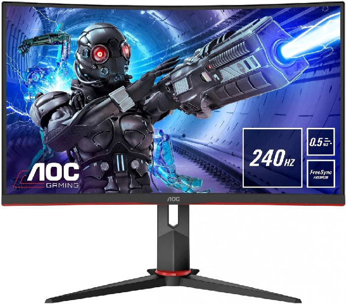 27" Монитор AOC GAMING C27G2ZE/BK Black 240Hz 1920x1080 VA