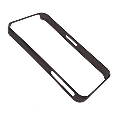 Чехол для Apple iPhone 4/4s бампер №5 <серо-прозрачный>