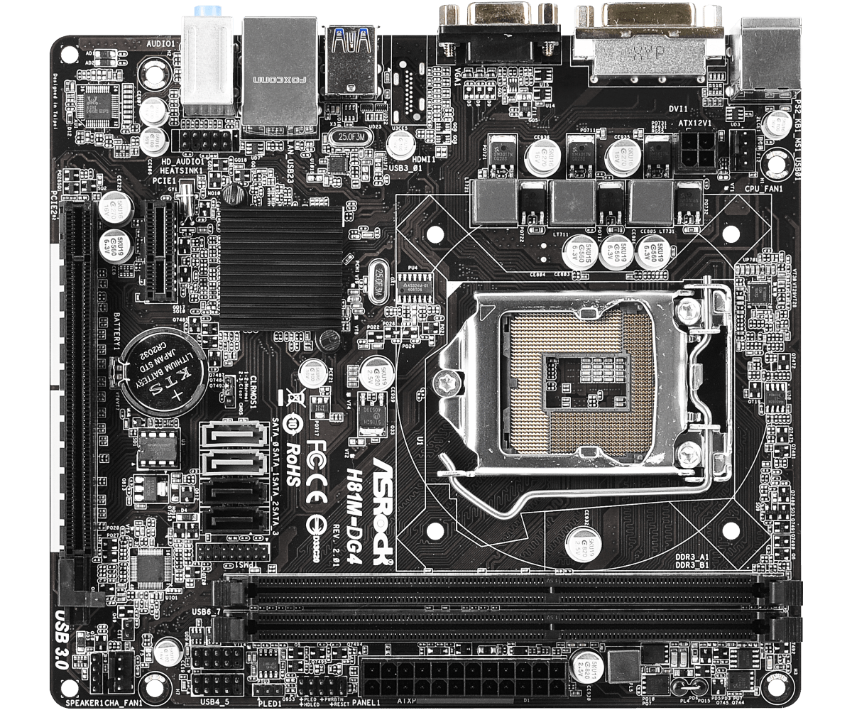 Материнская плата ASRock H81M-DG4