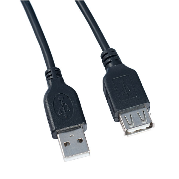 Кабель Perfeo USB2.0 A вилка - А розетка, длина 1 м. (U4502)