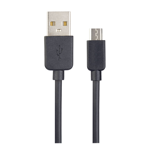 Кабель Perfeo USB2.0 A вилка - Micro USB вилка, черный, длина 1 м., бокс (U4006)