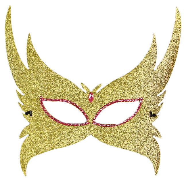 Карнавальная маска Загадка цвет золото Sima-Land