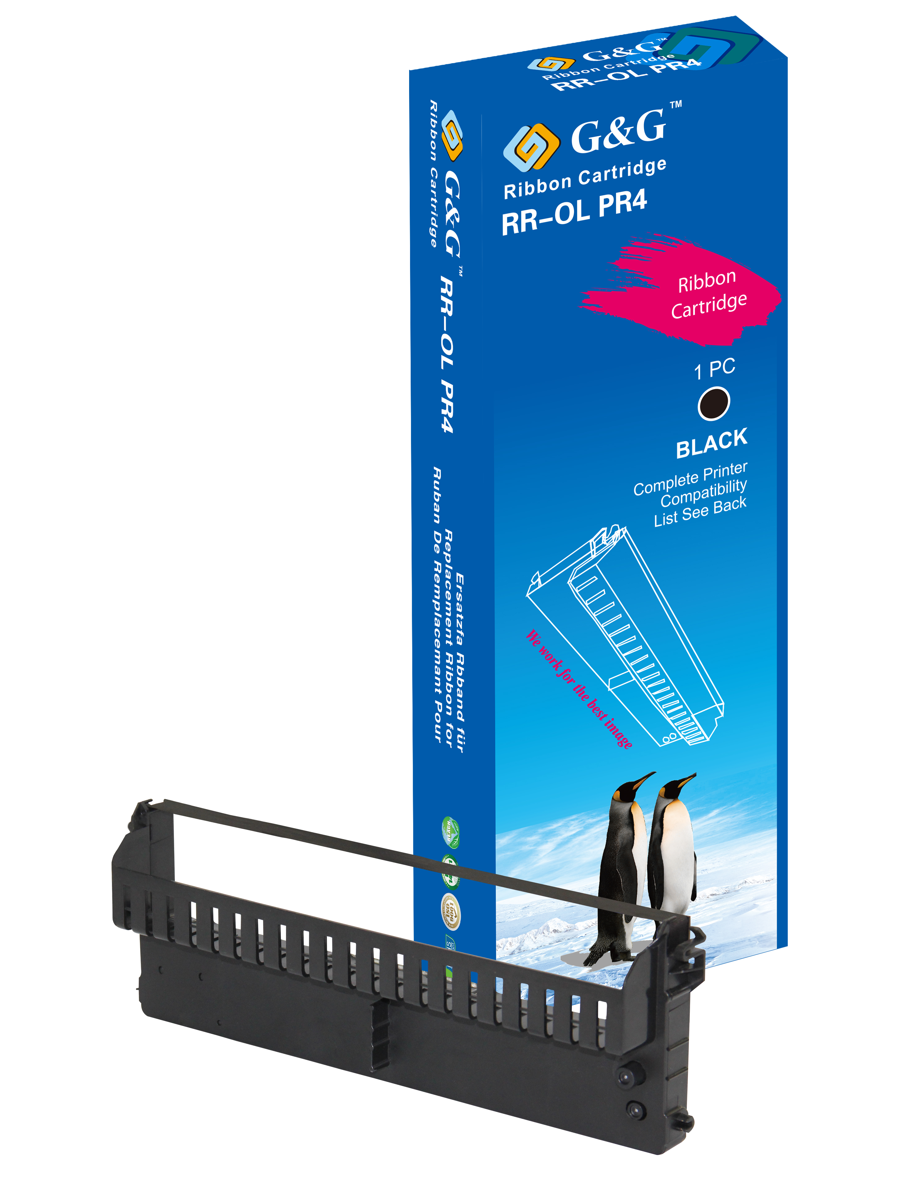 Картридж G&G RR-OL PR4 PU Black для Olivetti PR4