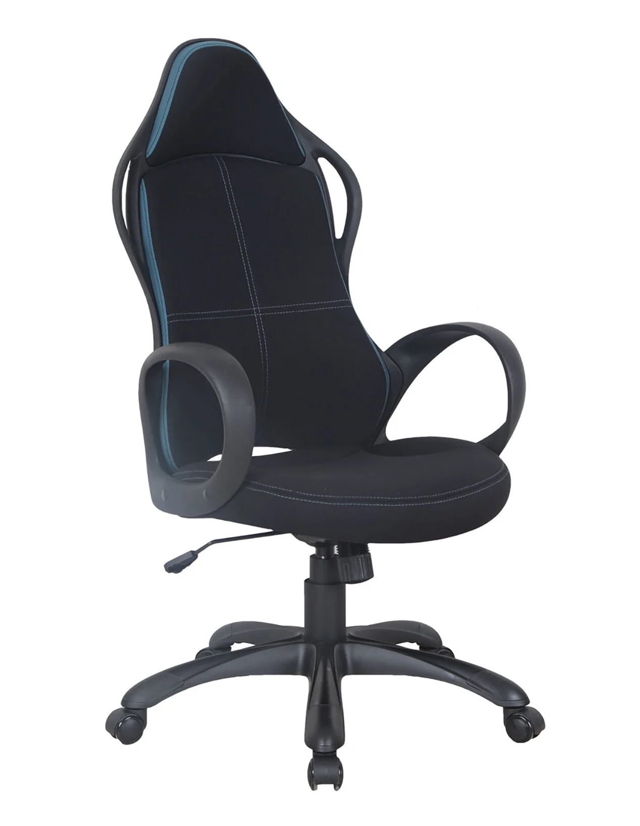 Кресло офисное Brabix Force EX-516, черный/синий (531572)