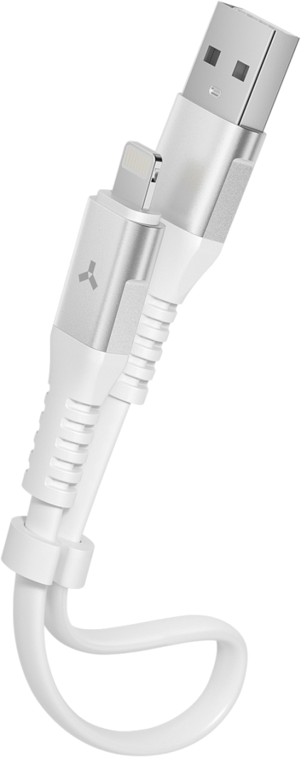 Аксессуар AccesStyle USB - Lightning 30cm White AL24-TF30