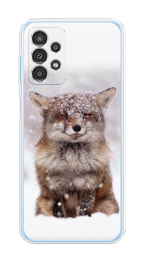 Чехол на Samsung Galaxy A13 4G "Зимняя лиса"