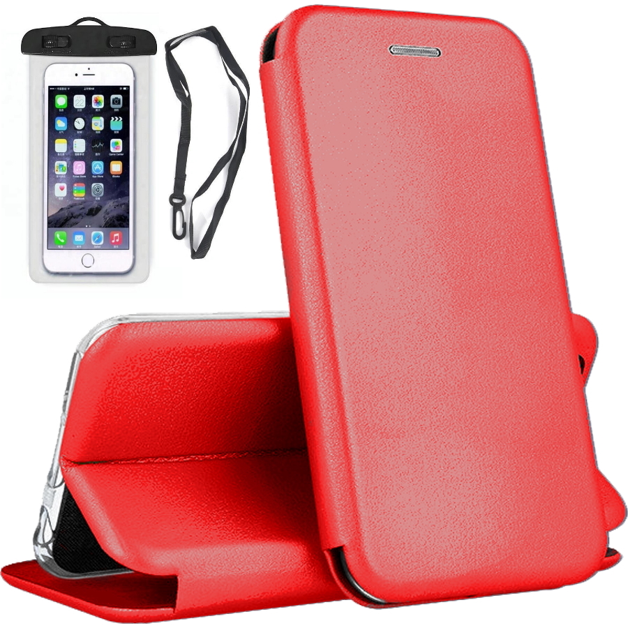 Чехол QVATRA для iPhone SE 2020 c влагозащитным универсальным чехлом Red