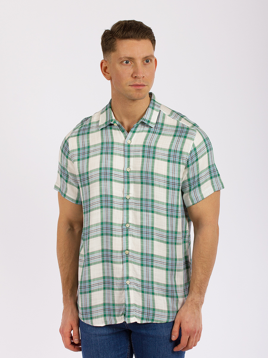 Рубашка мужская DAIROS GD81100467 зеленая XL