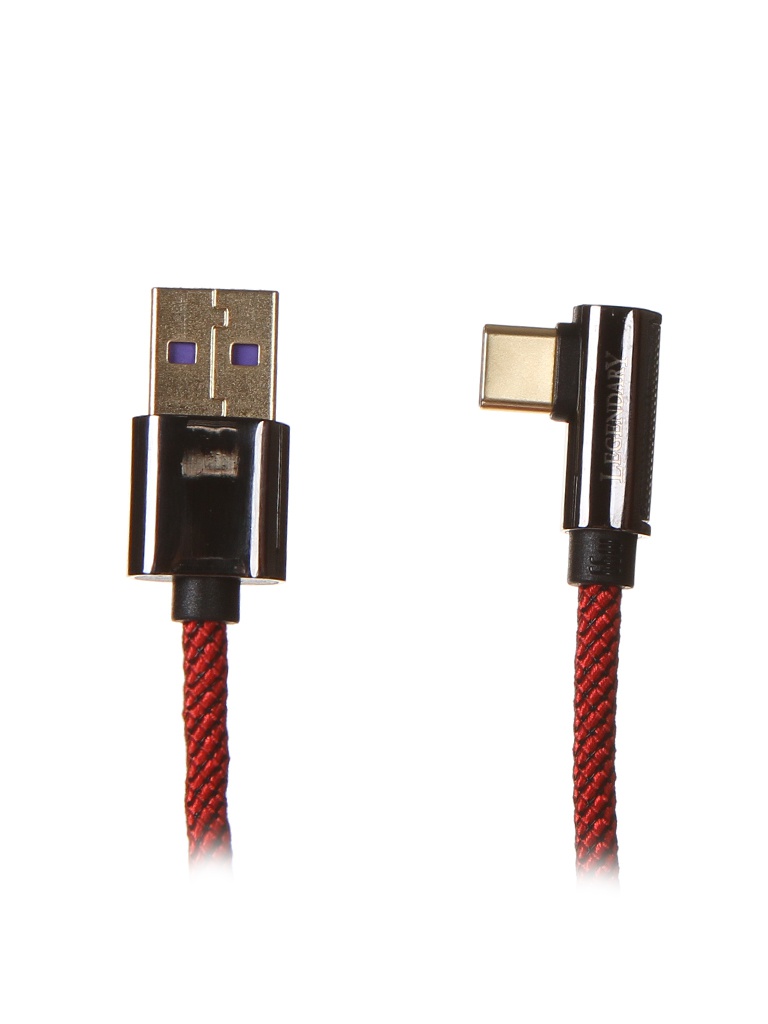 Аксессуар Baseus Legend Series Elbow Fast Charging Data Cable USB - USB Type-C 1m Red