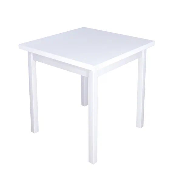 Стол кухонный Solarius Классика квадратный 75х75х75, цвет белый