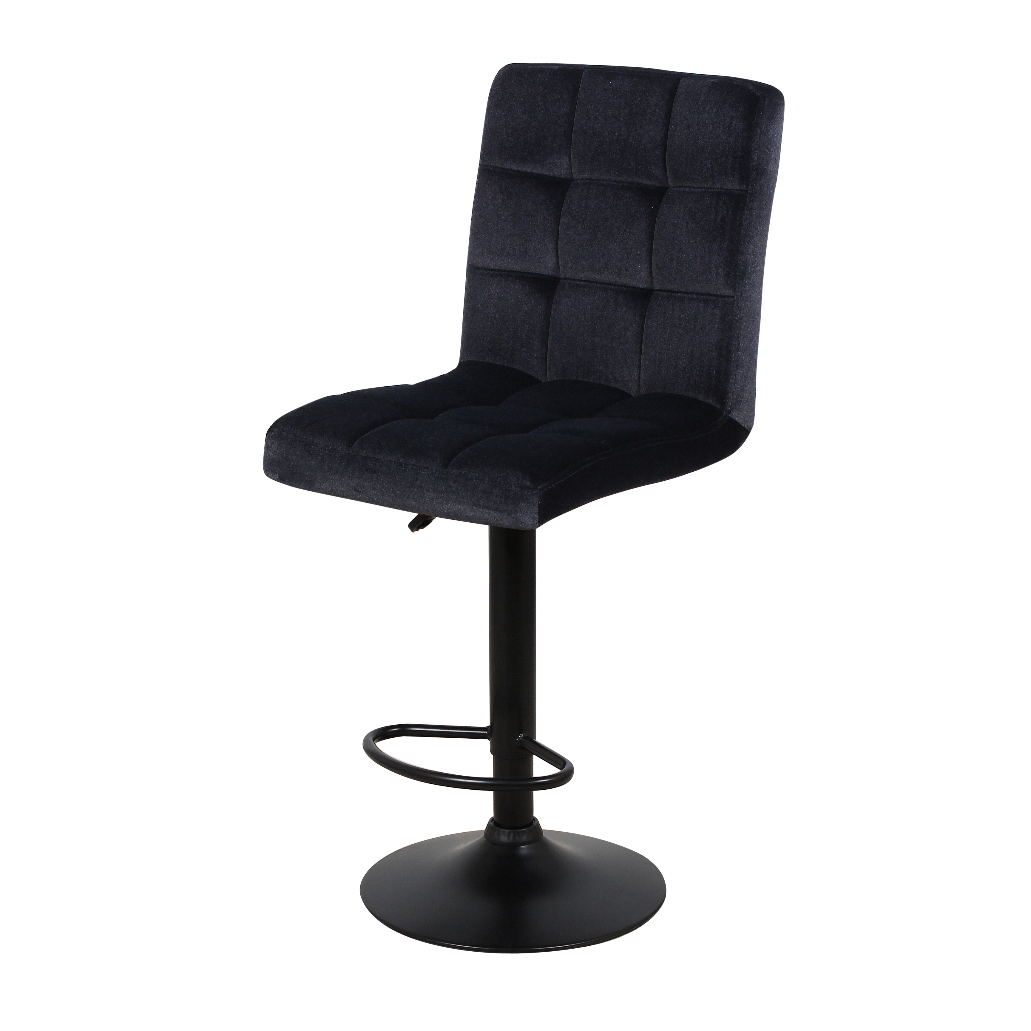 Барный стул ЭкоЛайн Паркер черный 43x52x121 см