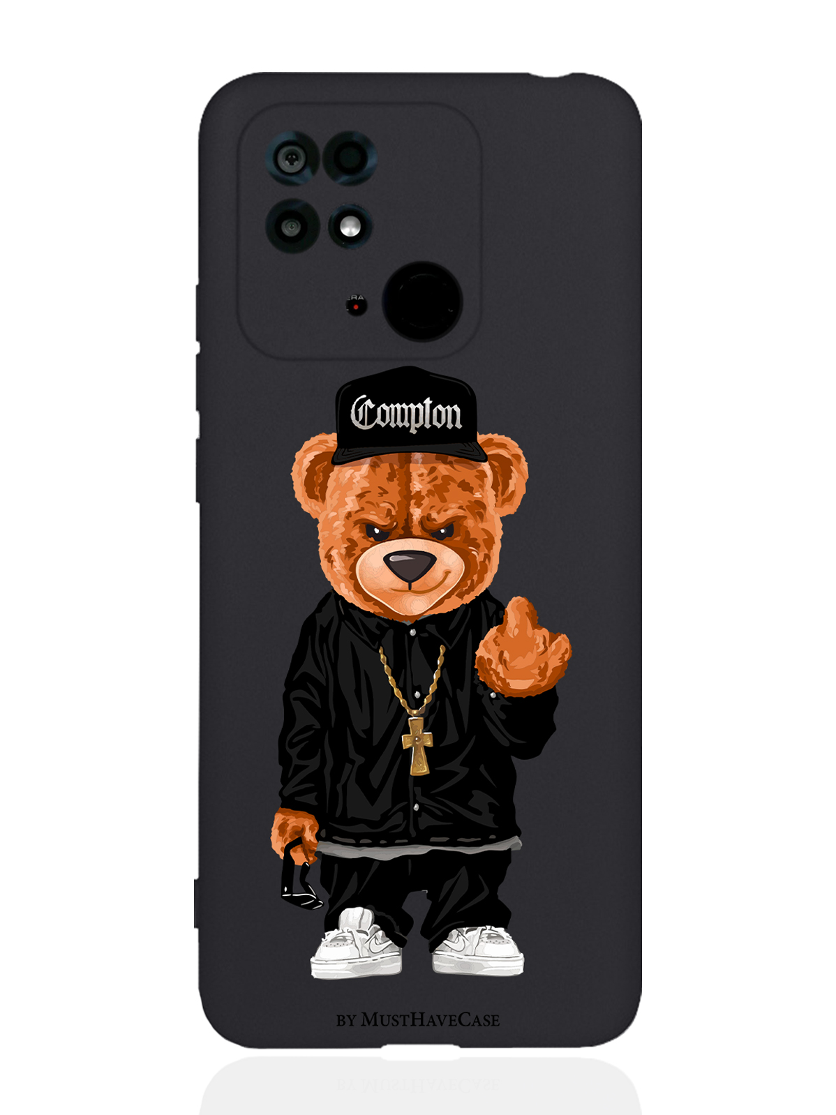 Чехол MustHaveCase для Xiaomi Redmi 10C Мишка Compton