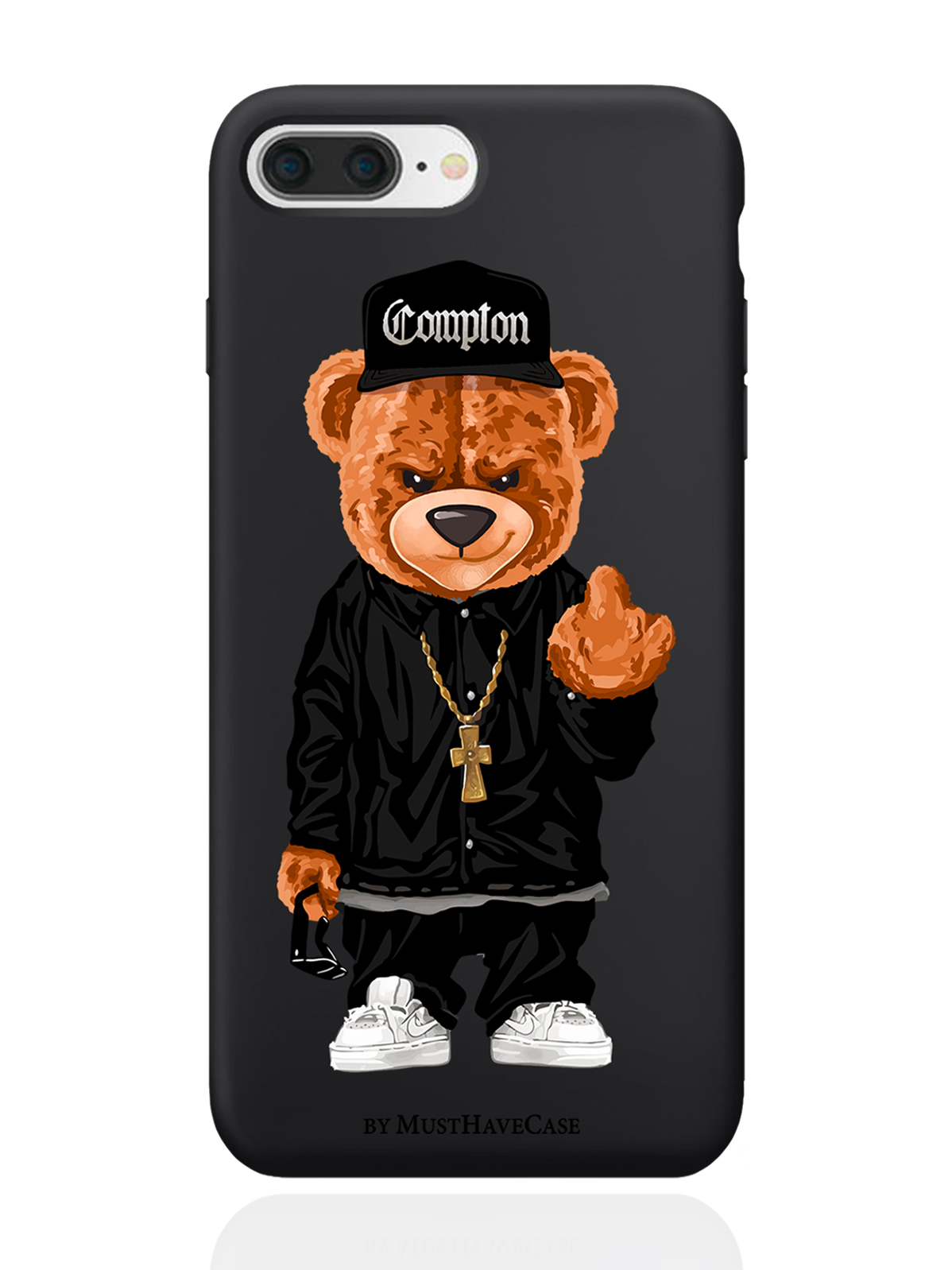 Чехол MustHaveCase для iPhone 7+/8+ Мишка Compton