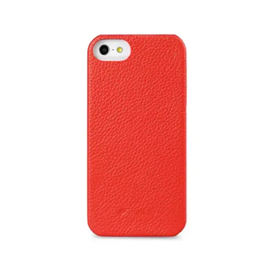 Кожаный чехол Melkco Snap Cover для Apple iPhone 5/5S/SE красный