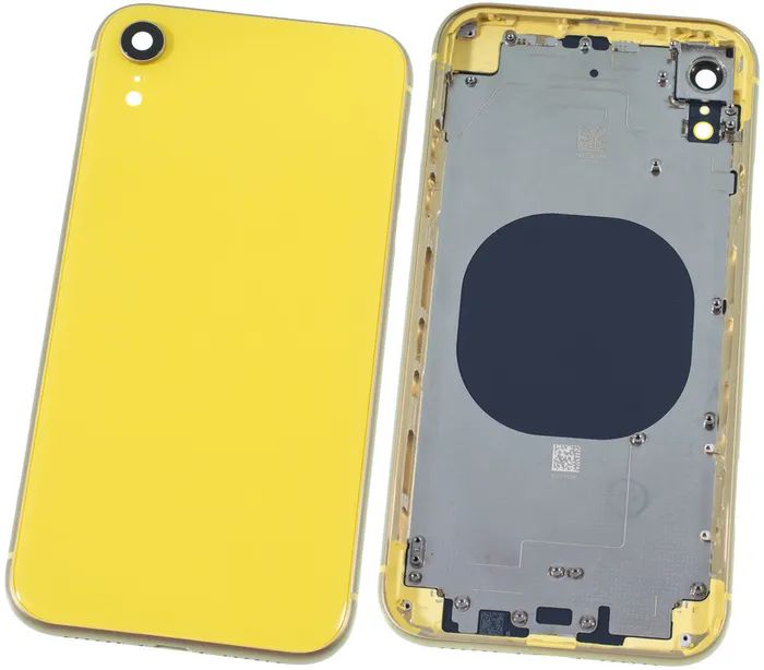 задняя крышка для iPhone XR, в сборе с рамкой, желтый
