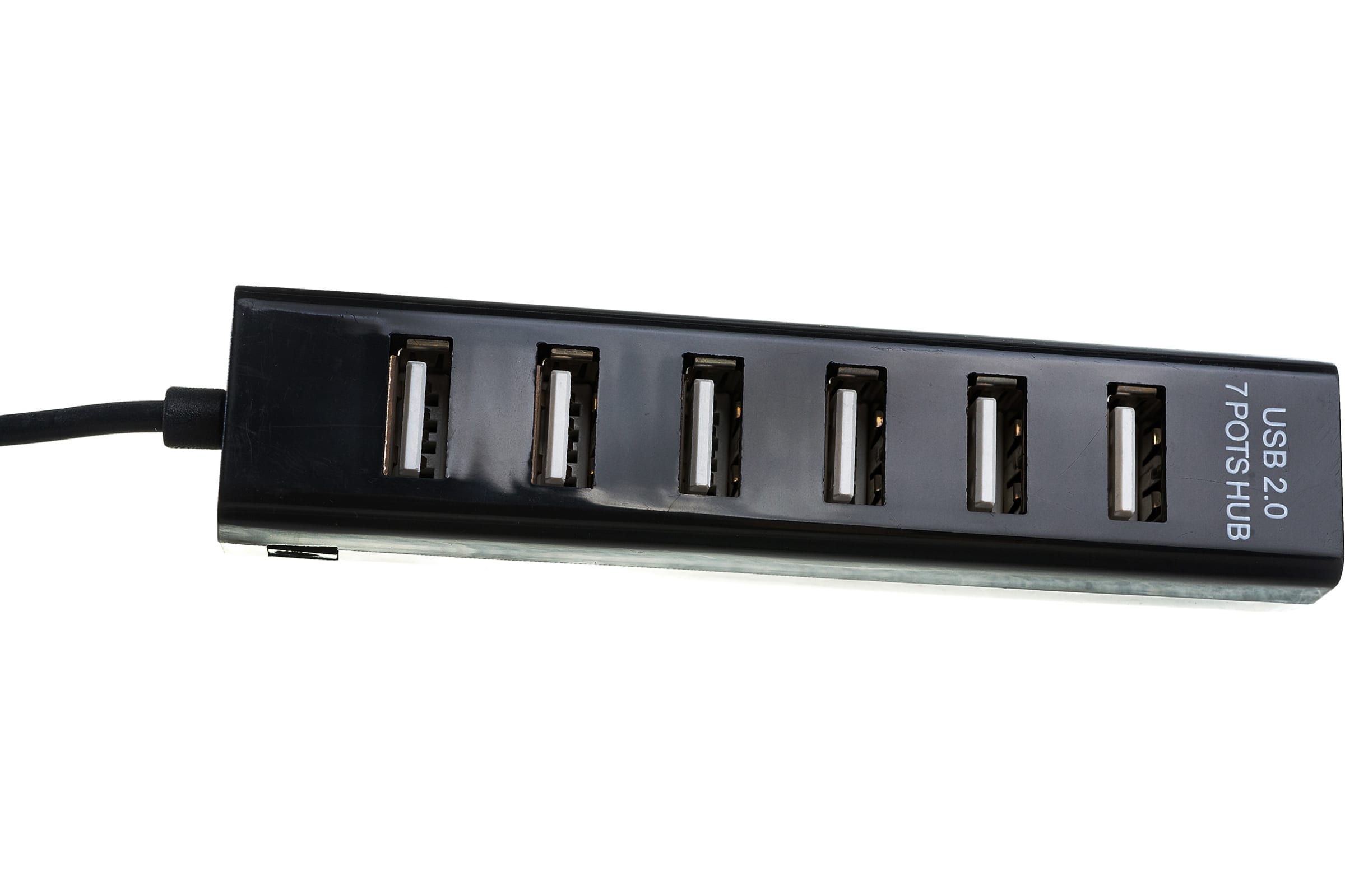 Разветвитель для компьютера Rexant USB на 7 портов Black (18-4107)