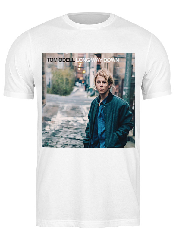 Футболка мужская Printio Tom odell - long way down 2636815 белая XL