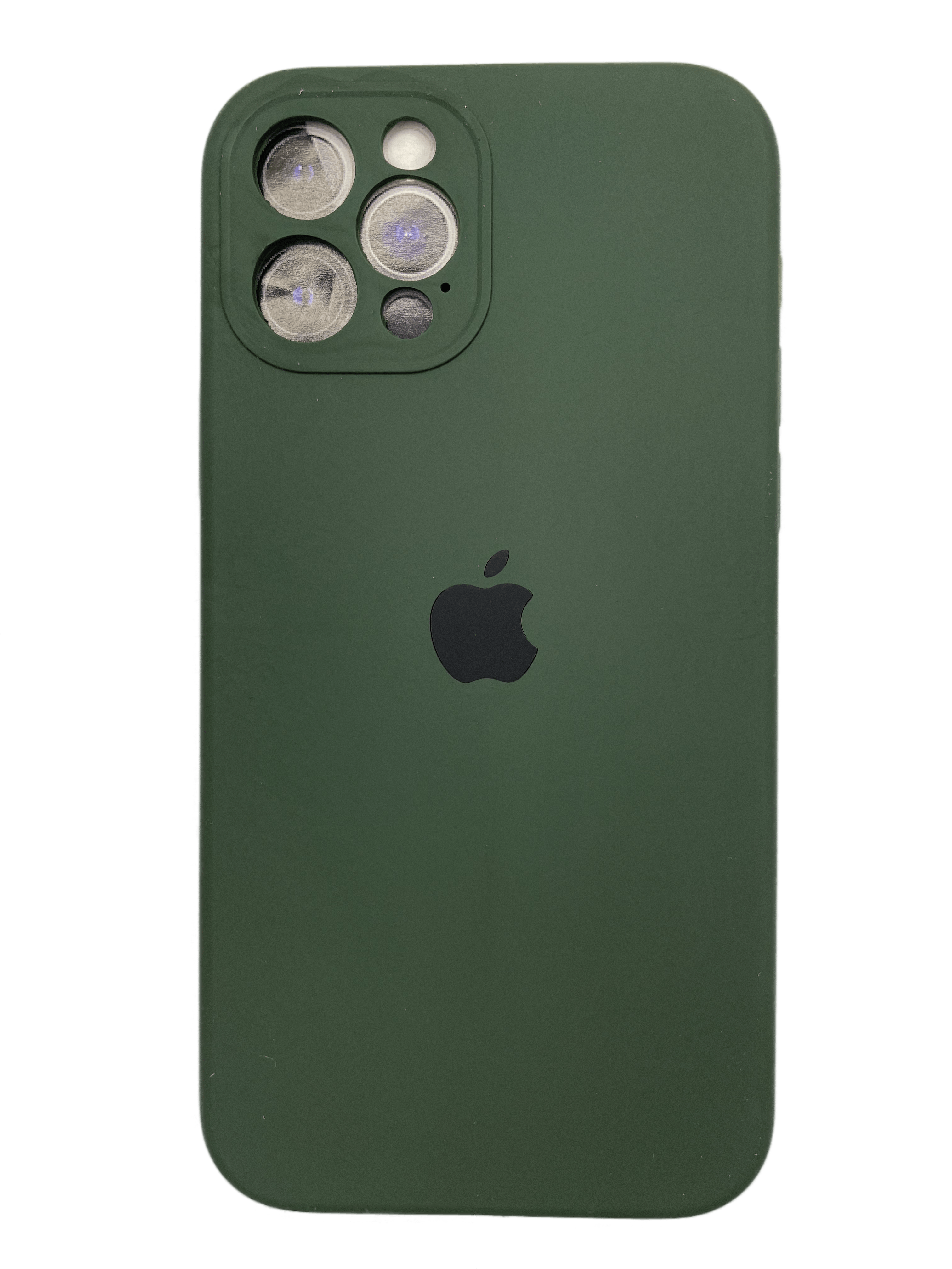 Чехол силиконовый для iPhone 12 Pro Max с защитой камеры