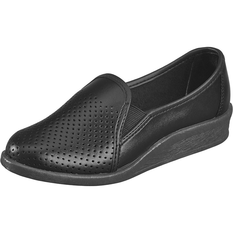 Туфли рабочие женские NoBrand 497610-K черные 35 RU