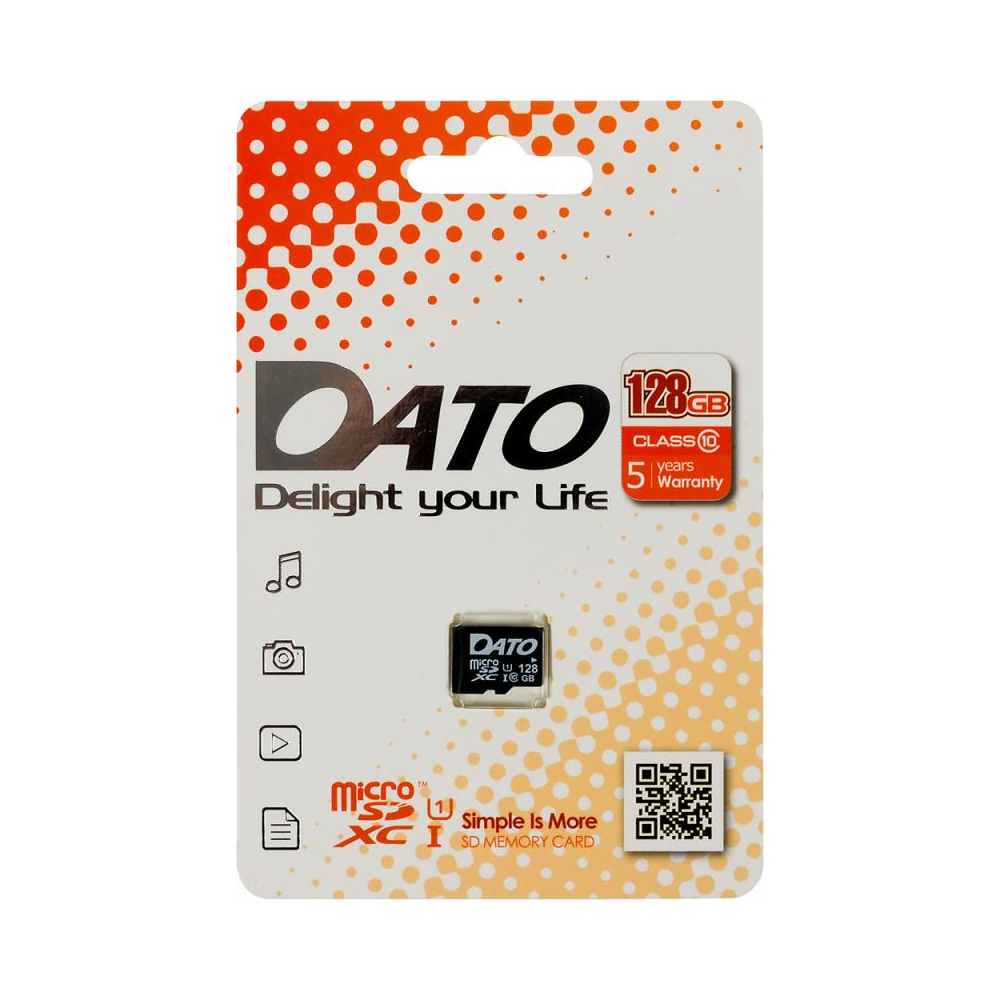 Карта памяти Dato microSDXC 128Gb Class10 (DTTF128GUIC10)