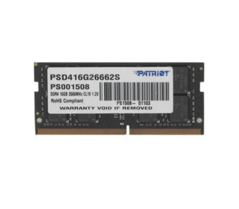 Оперативная память Patriot 16Gb DDR4 2666MHz SO-DIMM (PSD416G26662S)