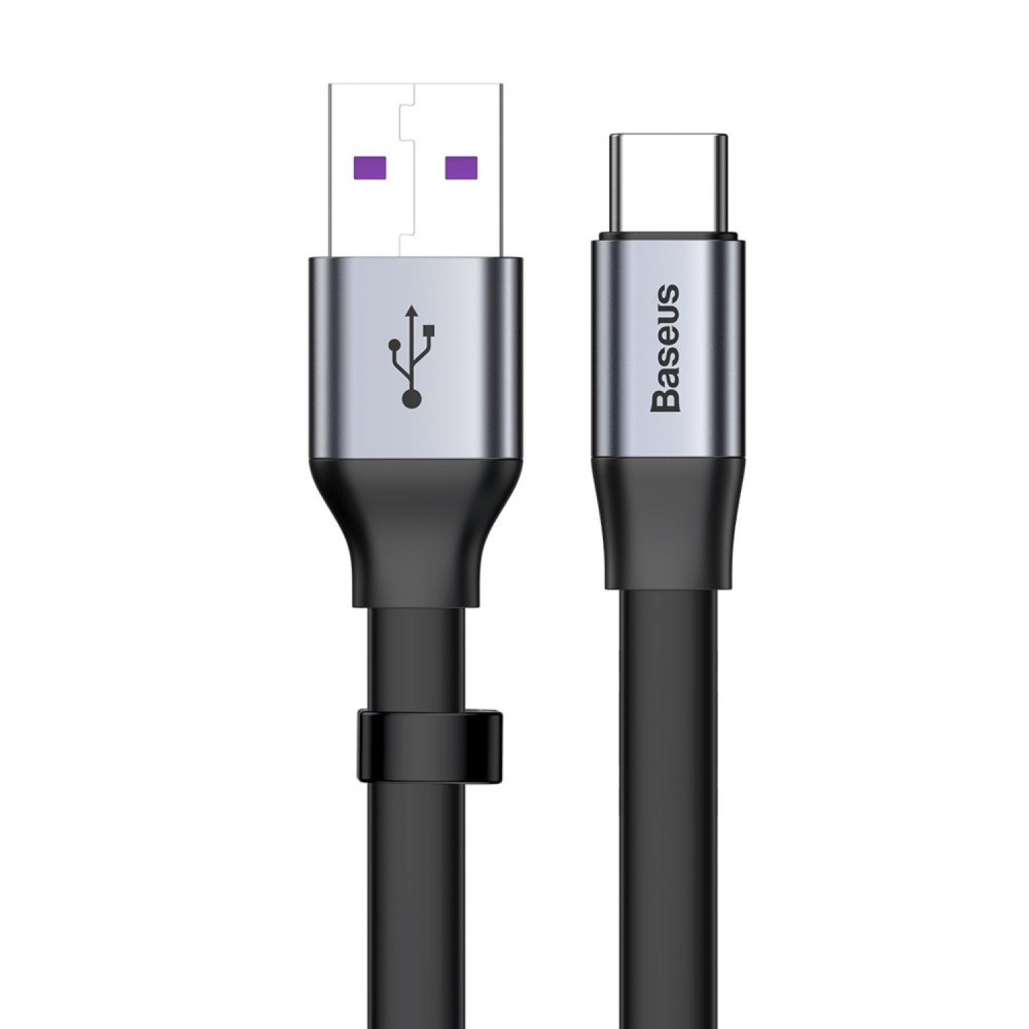 Кабель Baseus USB-Type-C Simple Black 23см 4.5A