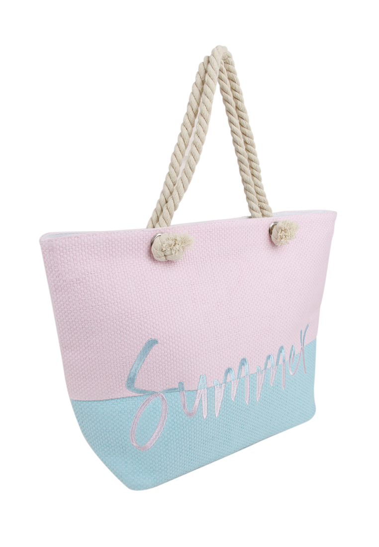 Пляжная сумка женская Daniele Patrici A39913, синий/розовый