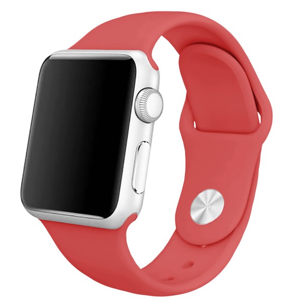 Ремешок Krutoff Silicone для Apple Watch 38/40mm (red)