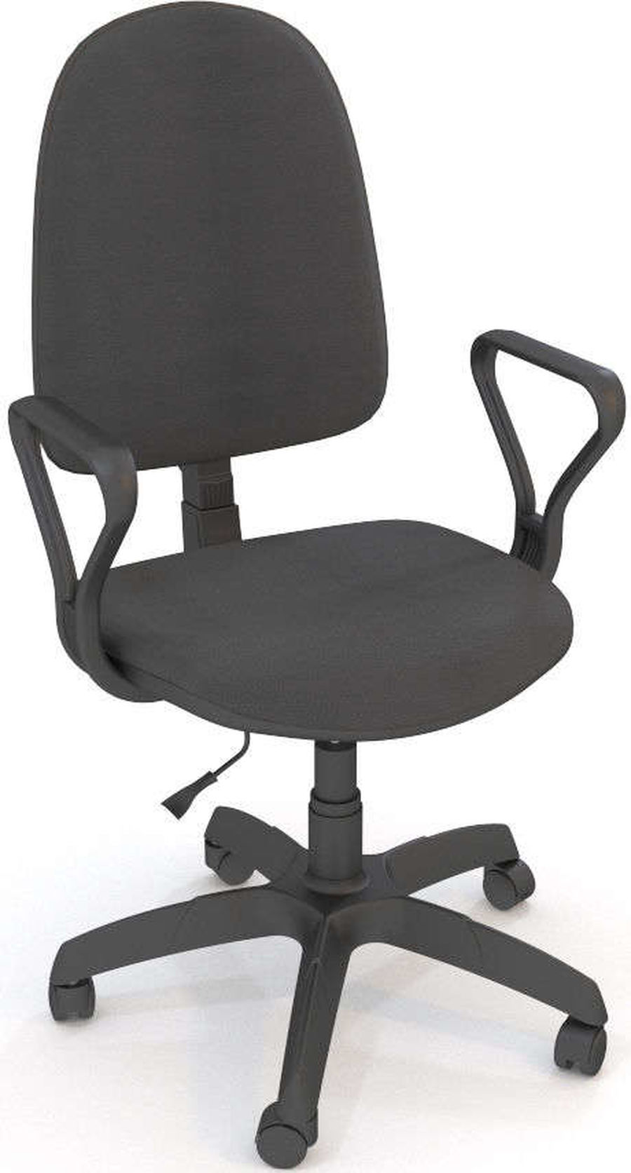 Офисное кресло Престиж самба плюс/Кожзам серый