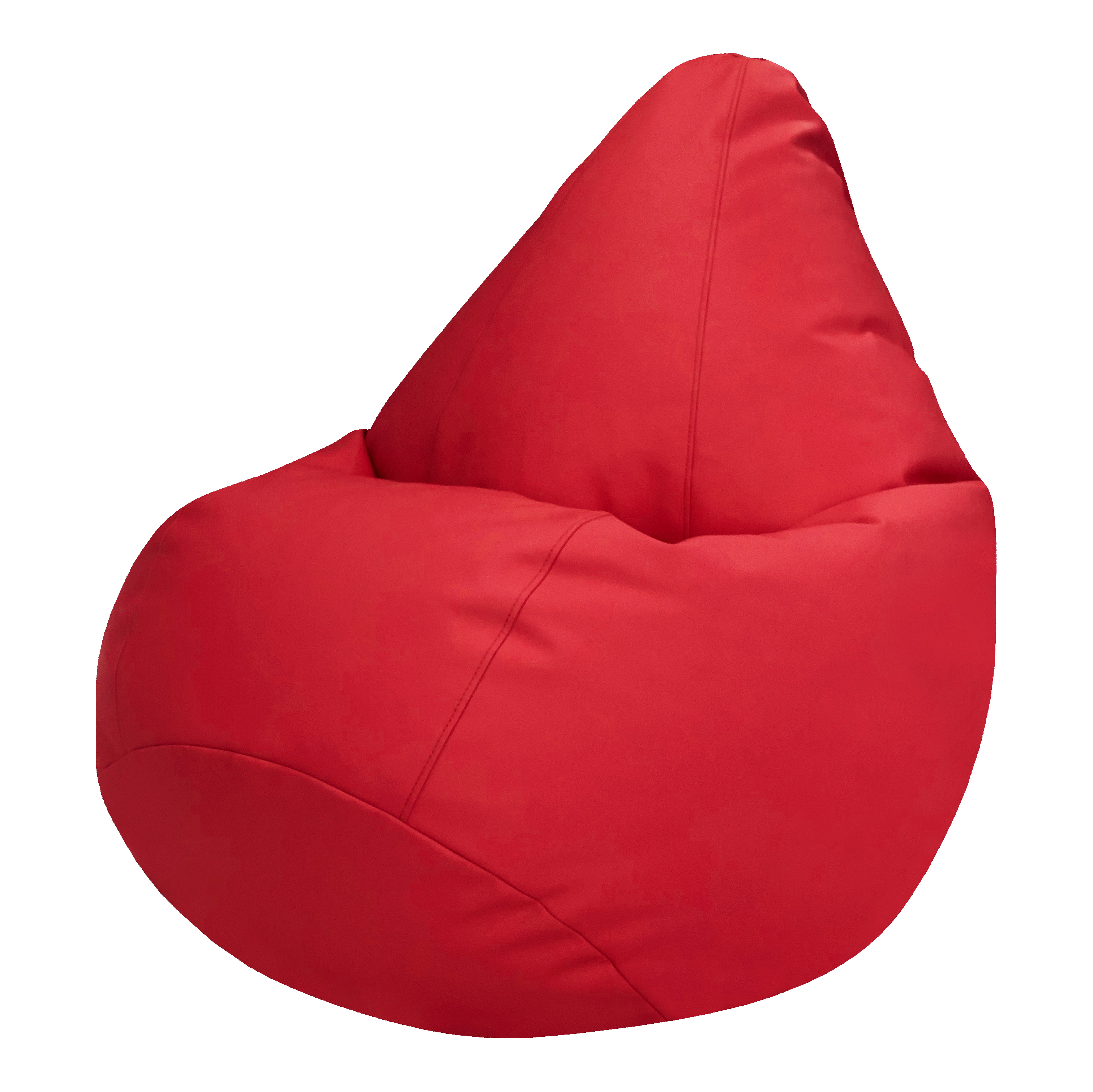 Кресло-мешок папа пуф экокожа красный 3xl 150x100