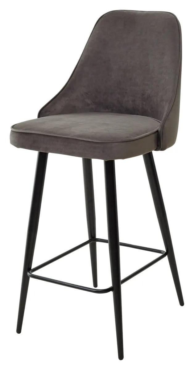 Комплект полубарных стульев 2 шт. M-City Nepal-PB серый/черный