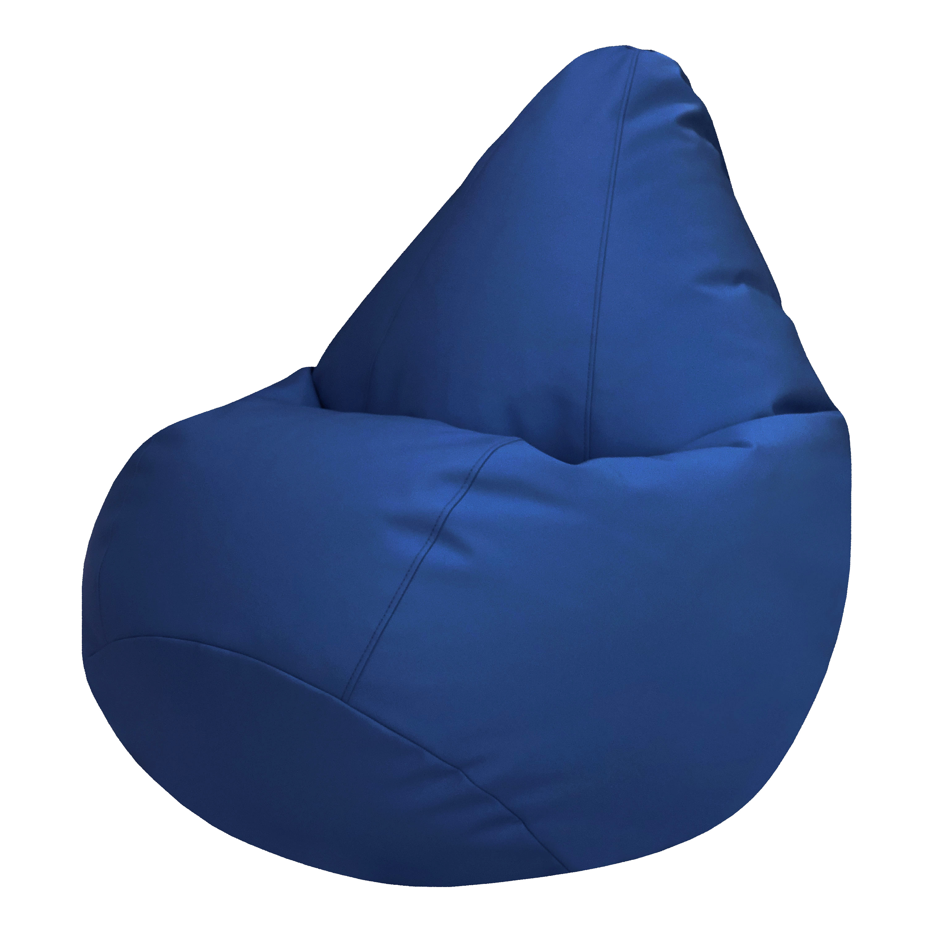 Кресло-мешок папа пуф экокожа синий 3xl 150x100