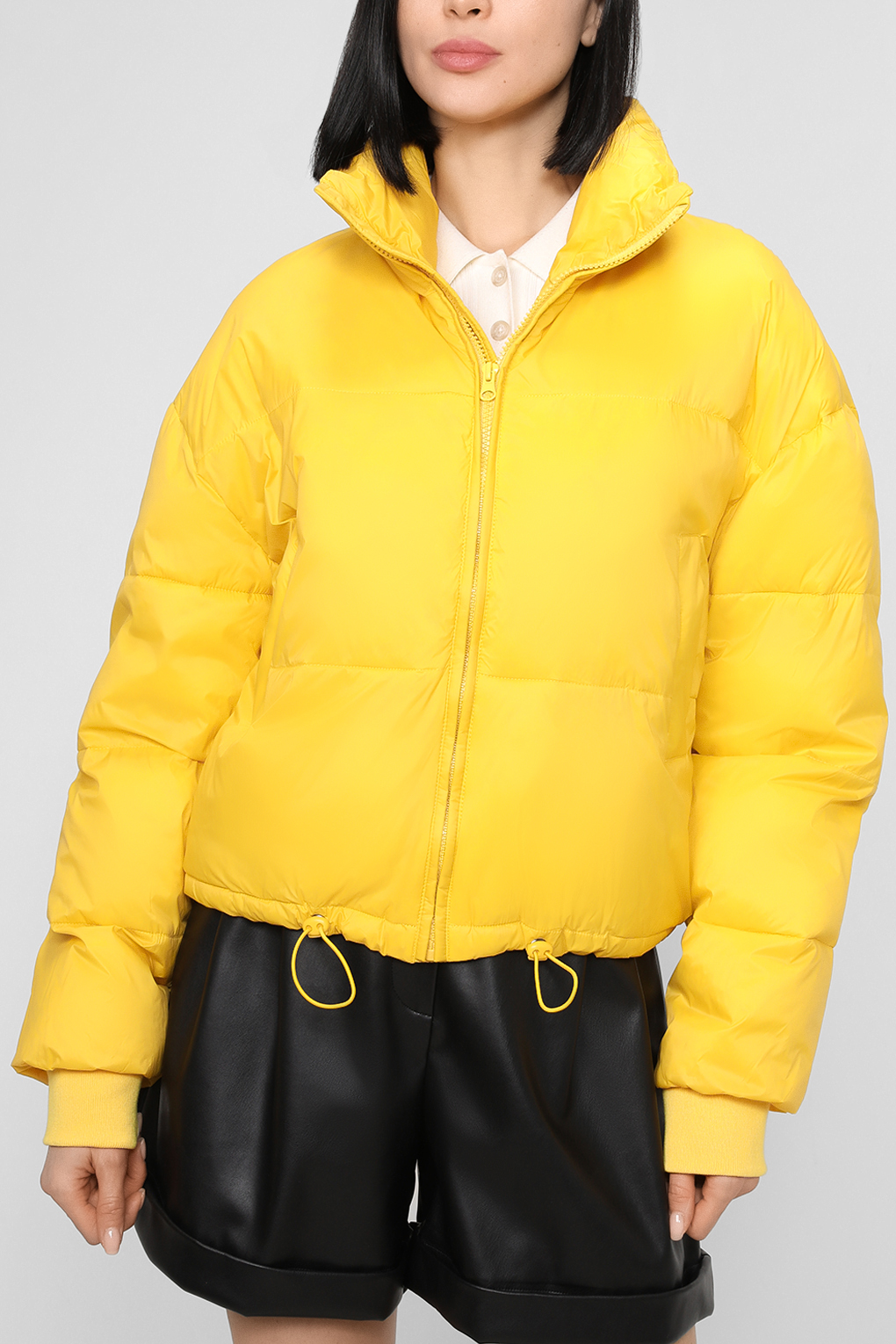 Куртка женская Belucci BL22099206 желтая 44 RU